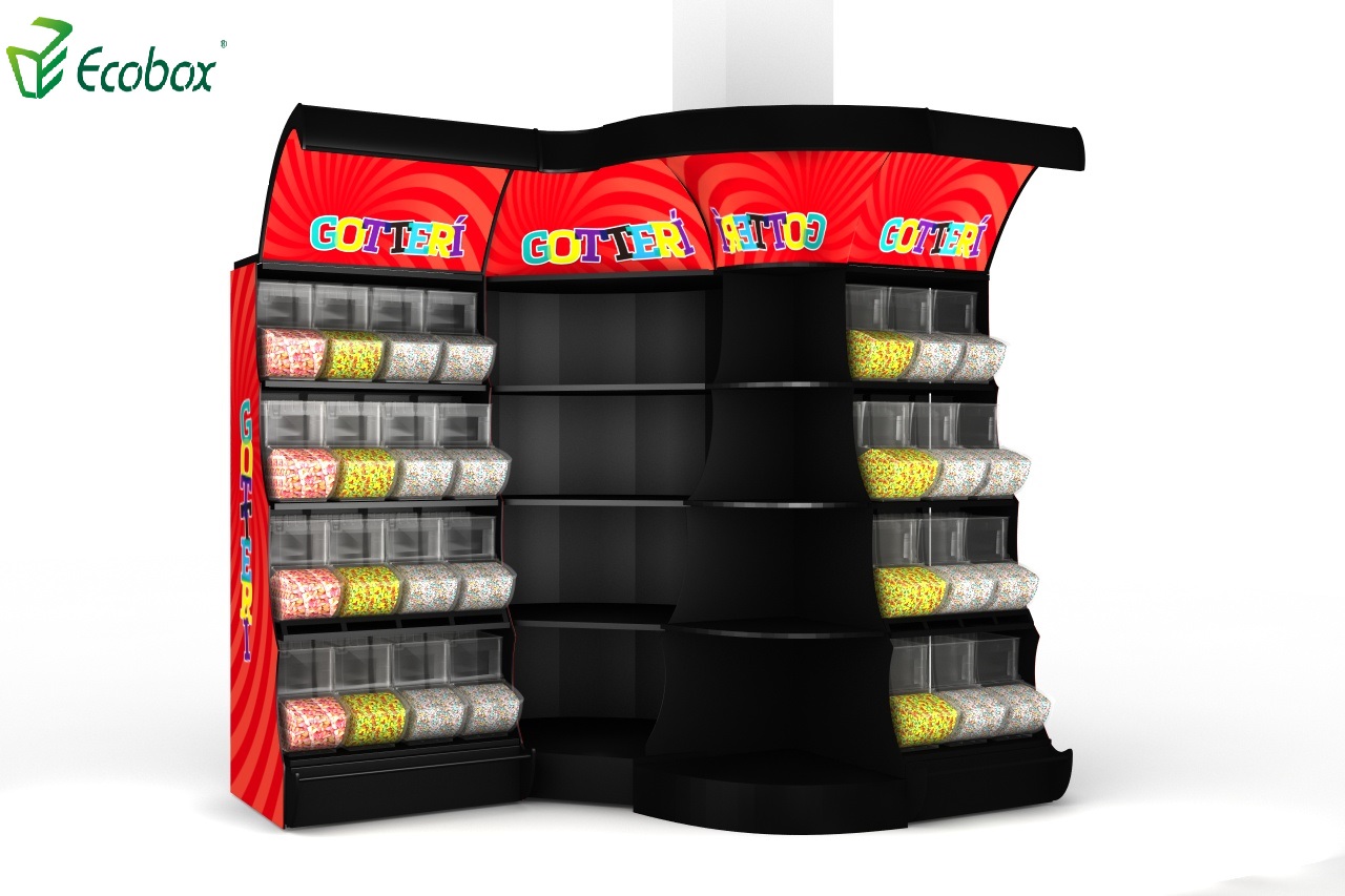 TG-015 Bulk food display shelf - Buy supermarket rack Product on Ecobox