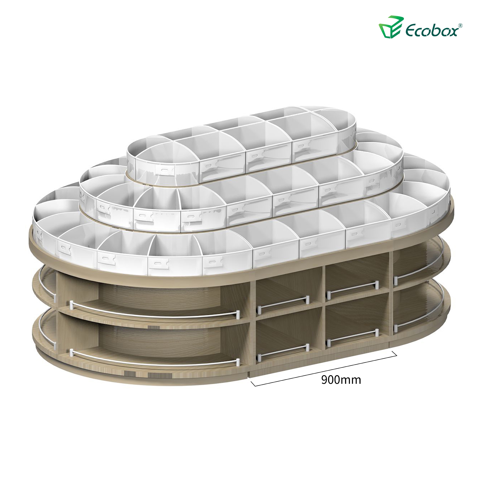 G001 Bulk food display round shelf - Buy supermarket rack Product